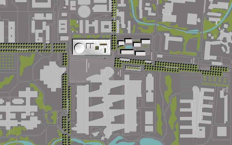ZENTRALE MITTE GARCHING, 2. PREIS - Jensen Ingrisch Recke Architekten ...